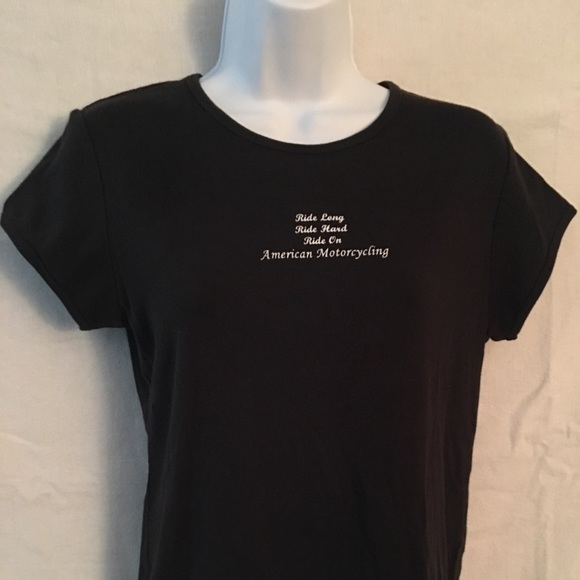 District Threads | Tops | Ladies Motorcycle Tshirt | Poshmark